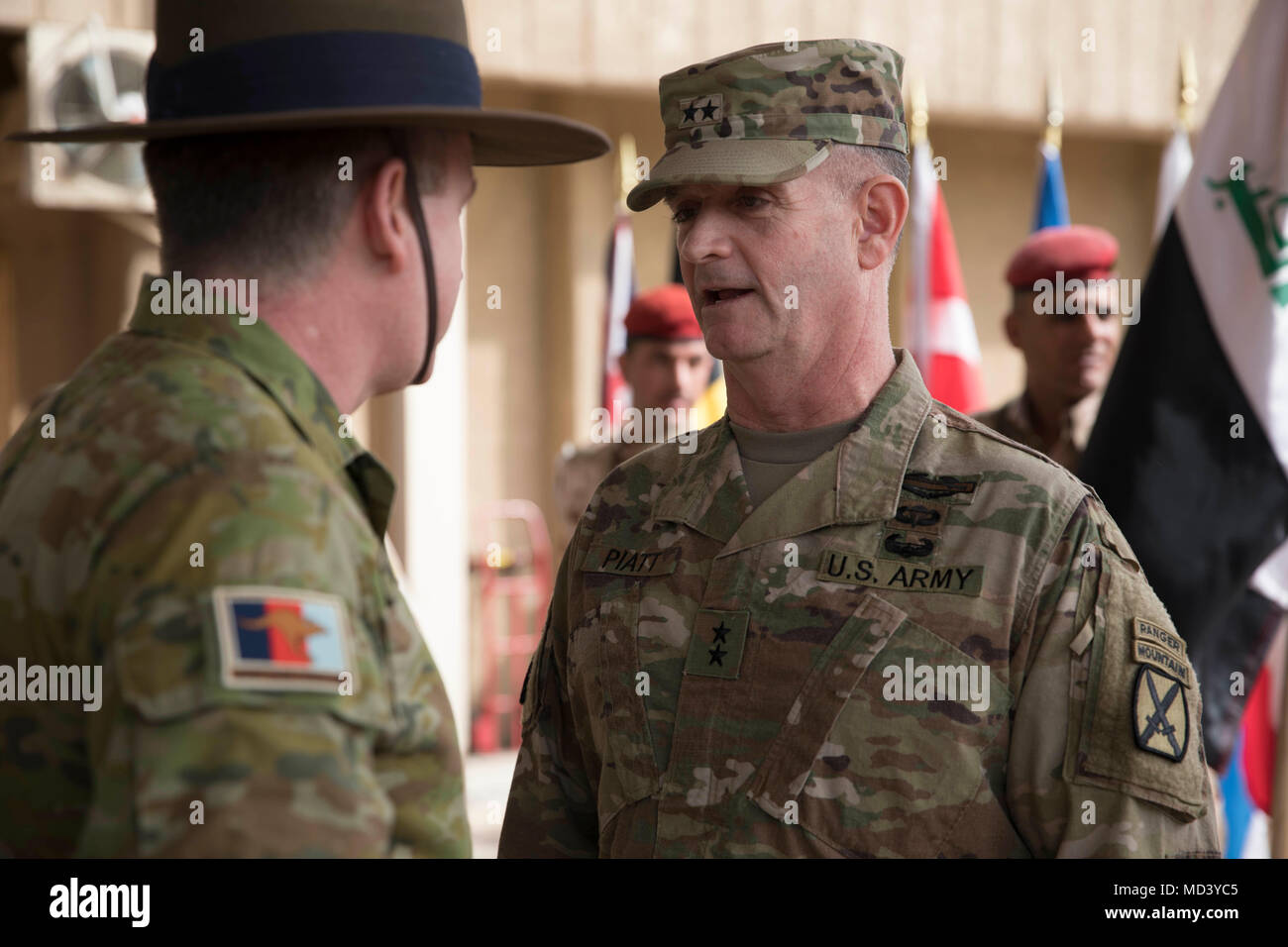 Maj. Gen. Walter Piatt, incoming commanding general of Combined Forces ...