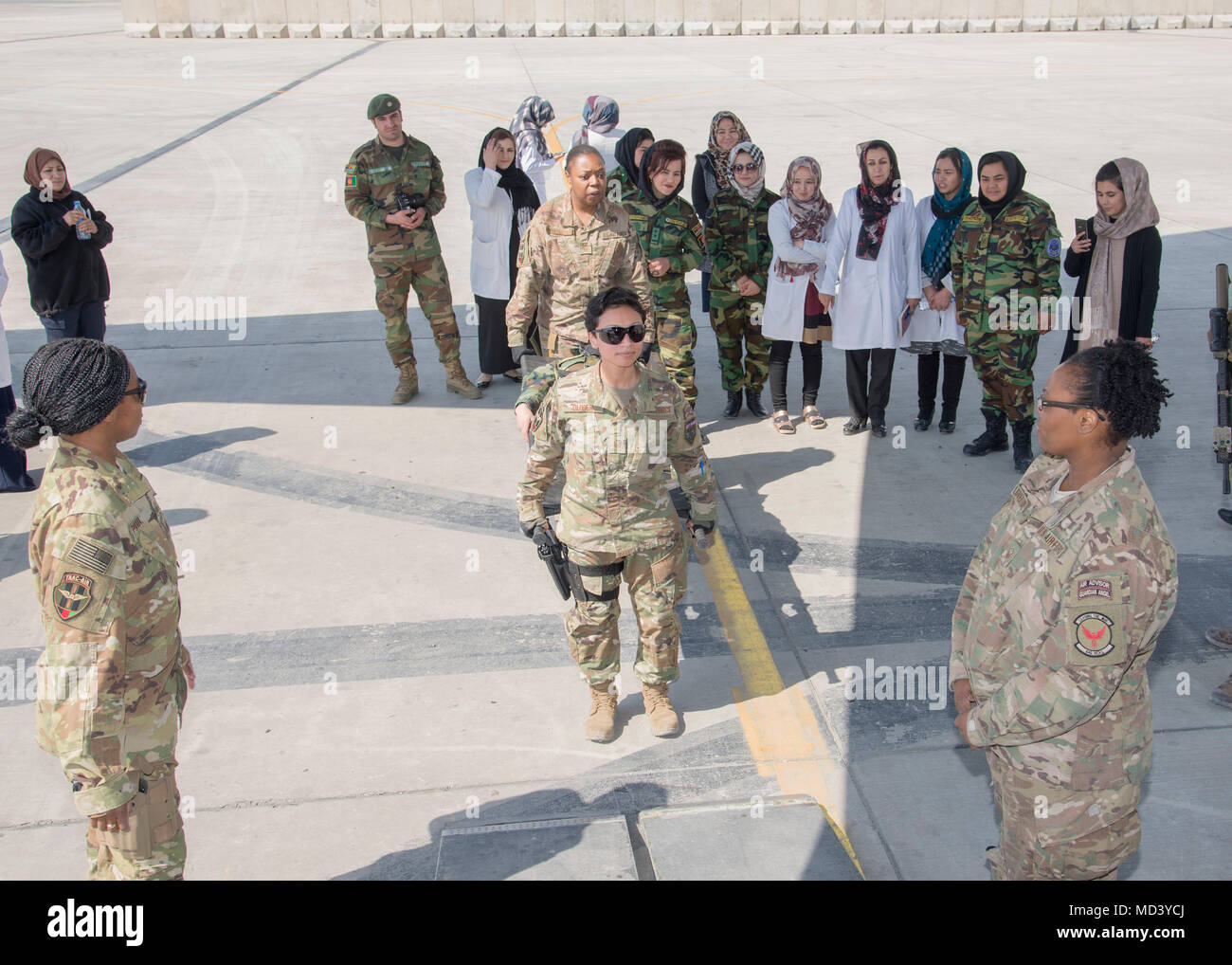 Afghan Air Force medics watch as Train, Advise, Assist Command-Air ...