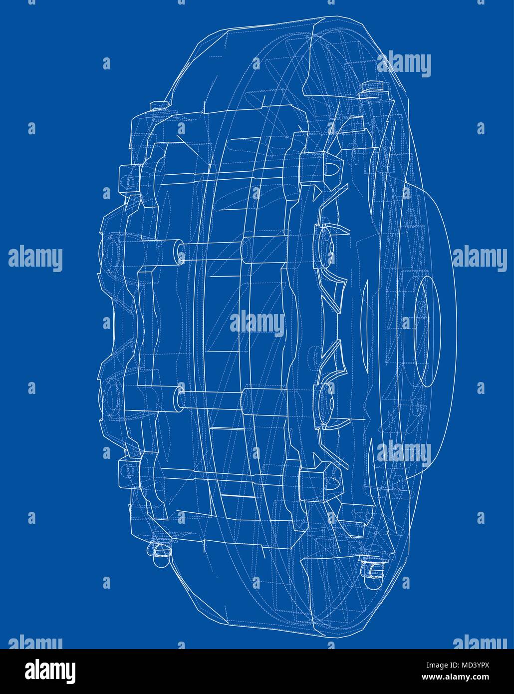 Car Brake Disc outline Stock Vector Image & Art - Alamy