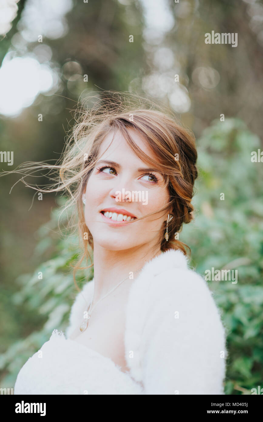 Portrait of bride Stock Photo - Alamy