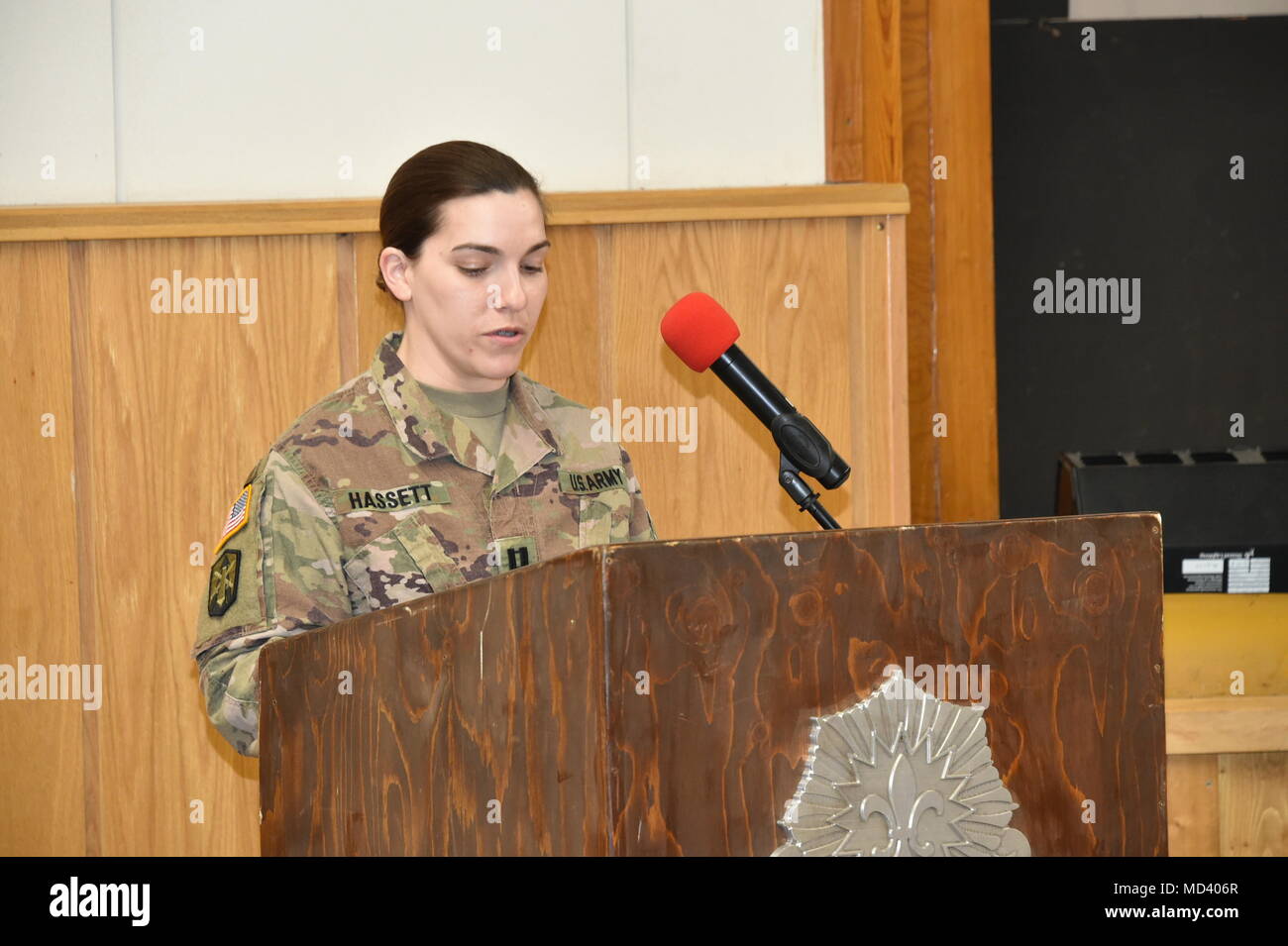 Capt. Amanda Hassett, former commander for Cobra Batter, Field ...