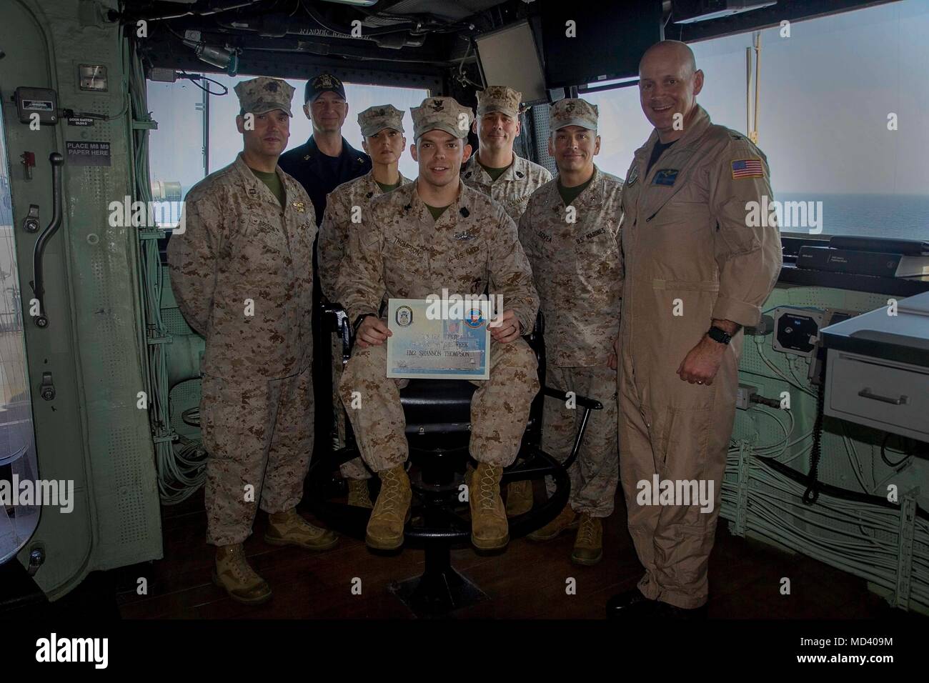MEDITERRANEAN SEA (March 19, 2018) U.S. Navy Petty Officer 2nd Class ...
