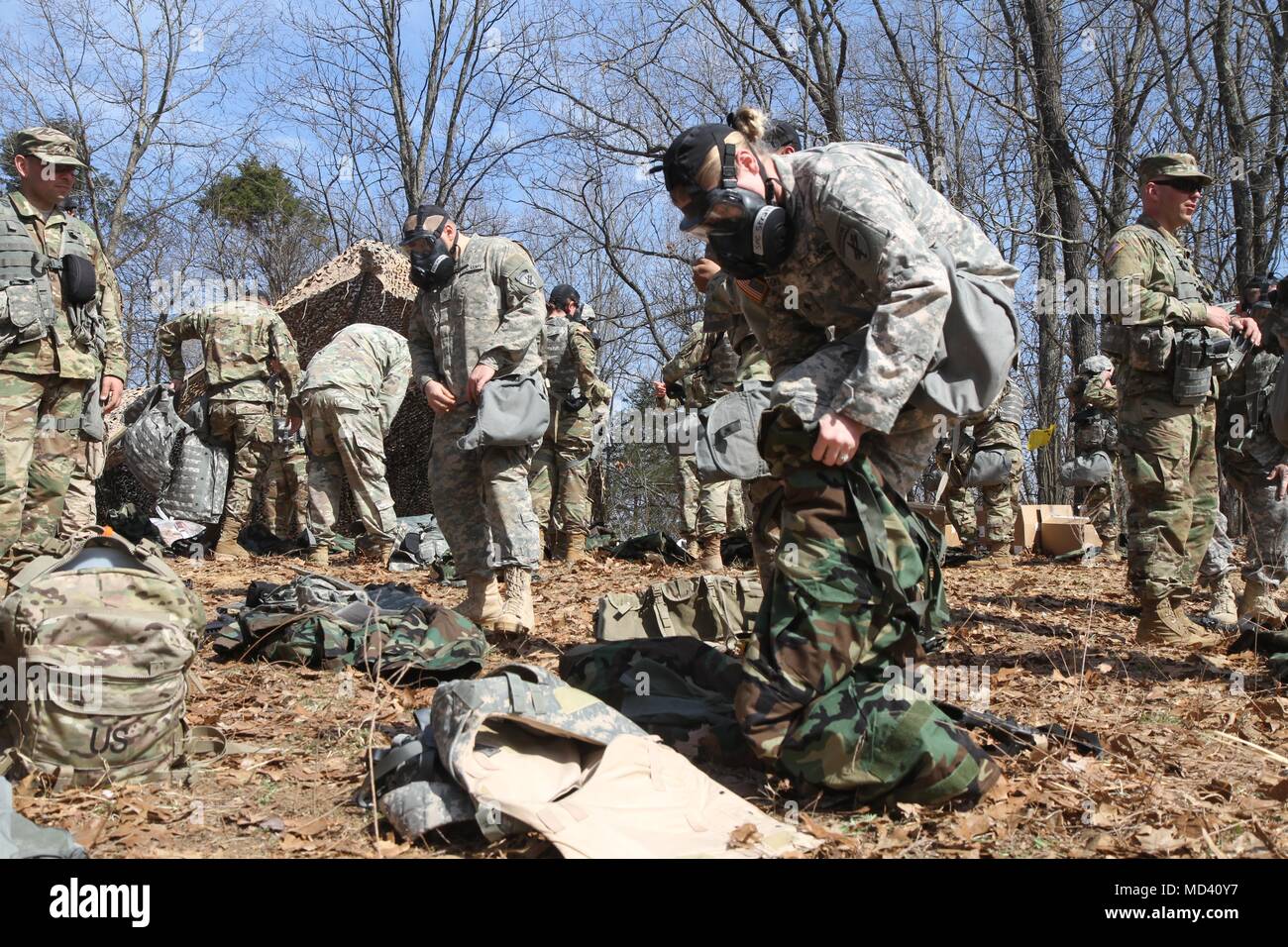 U.S. Army Reserve Soldiers with 354th Civil Affairs Brigade, based in ...
