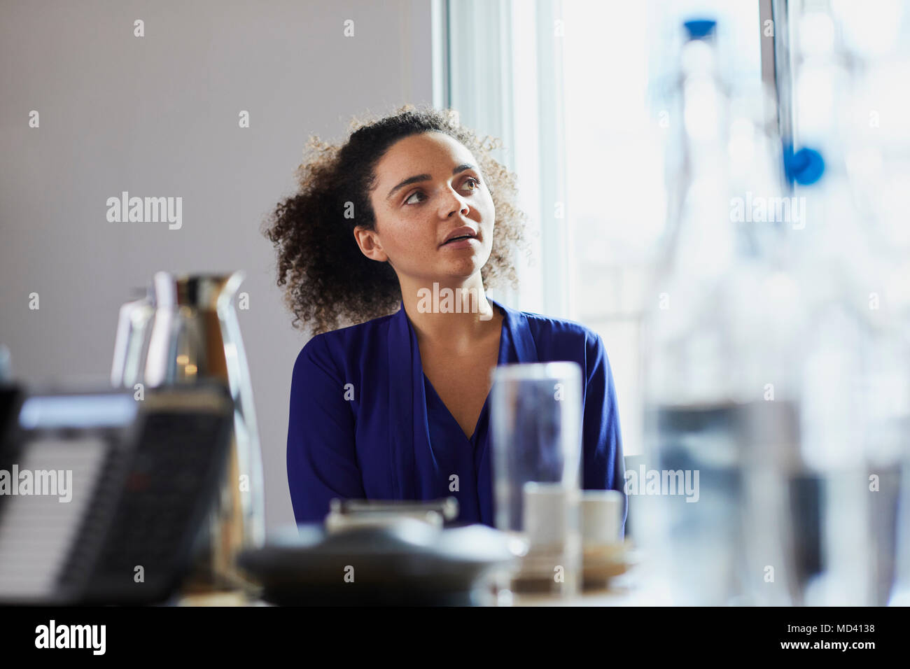Table listening hi-res stock photography and images - Alamy