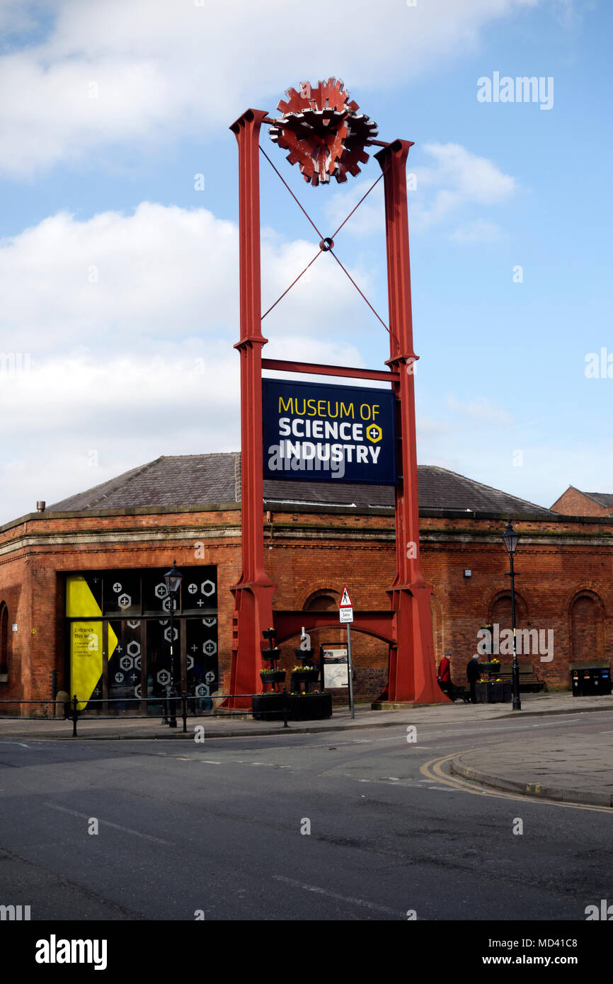 Museum of Science and Industry, Liverpool Road, Manchester Stock Photo ...