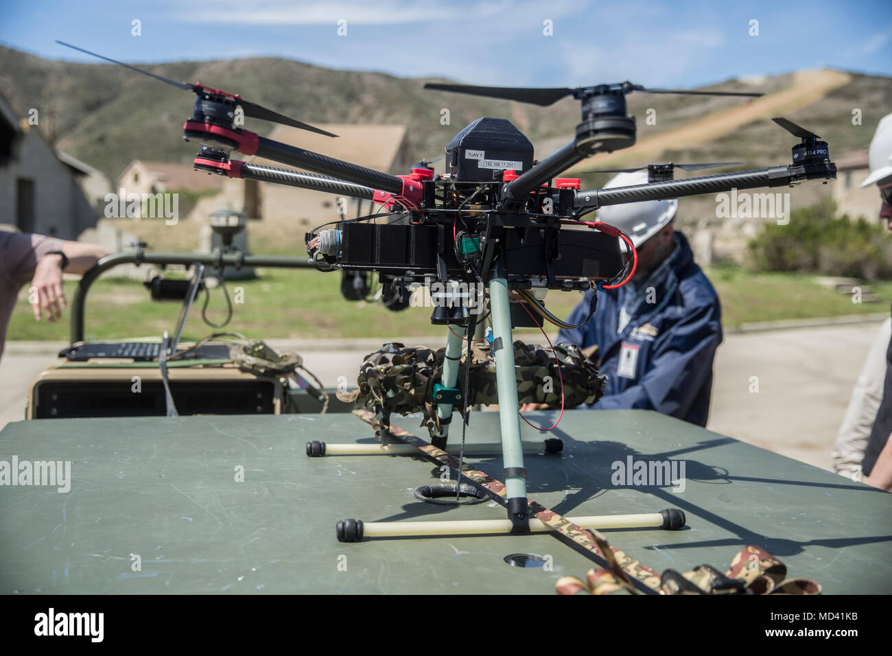 MARINE CORPS BASE CAMP PENDLETON, Calif. – The Tethered Unmanned Aerial ...