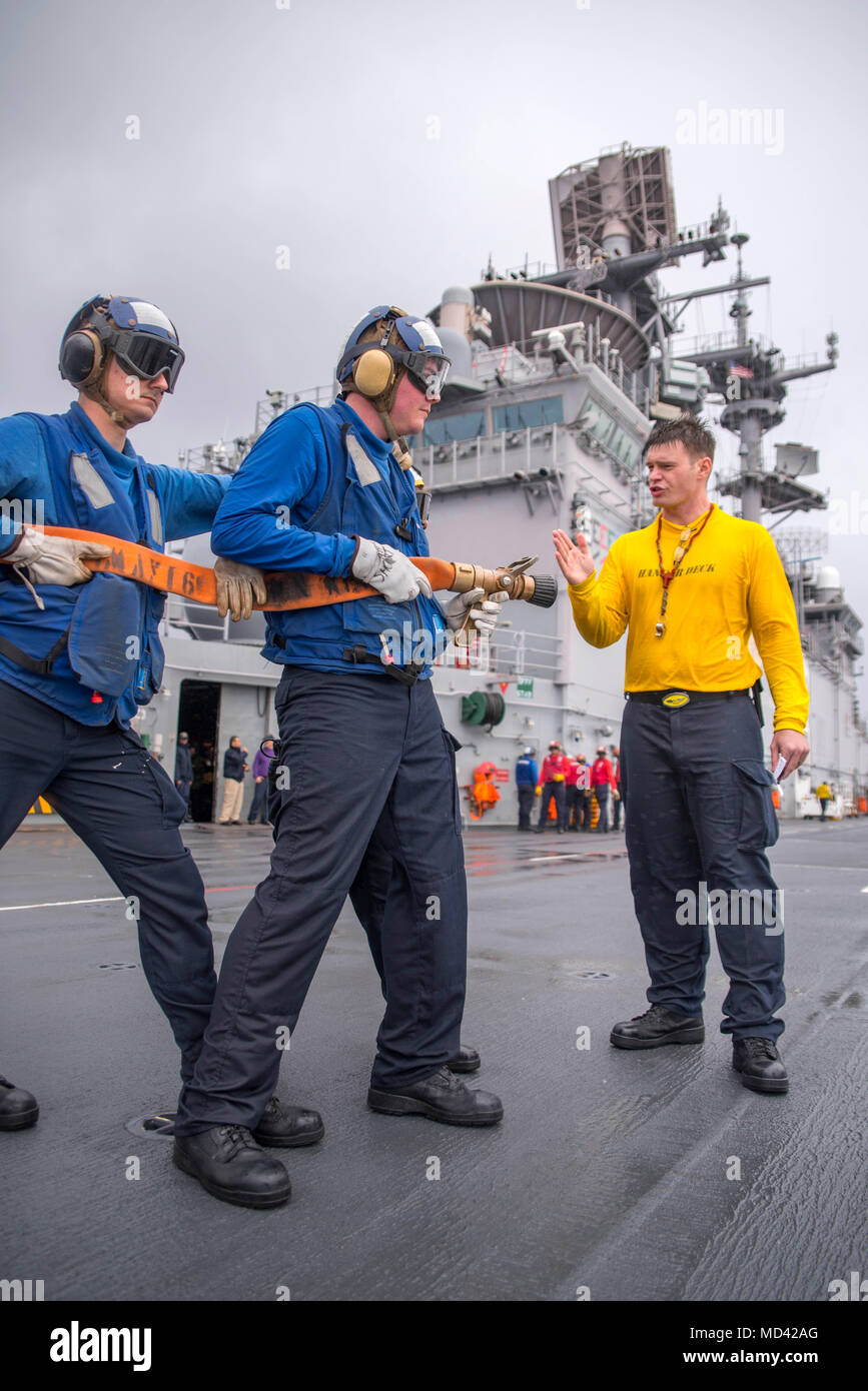 180317-N-TH560-090 PHILIPPINE SEA (March 17, 2018) Aviation Boatswain’s ...