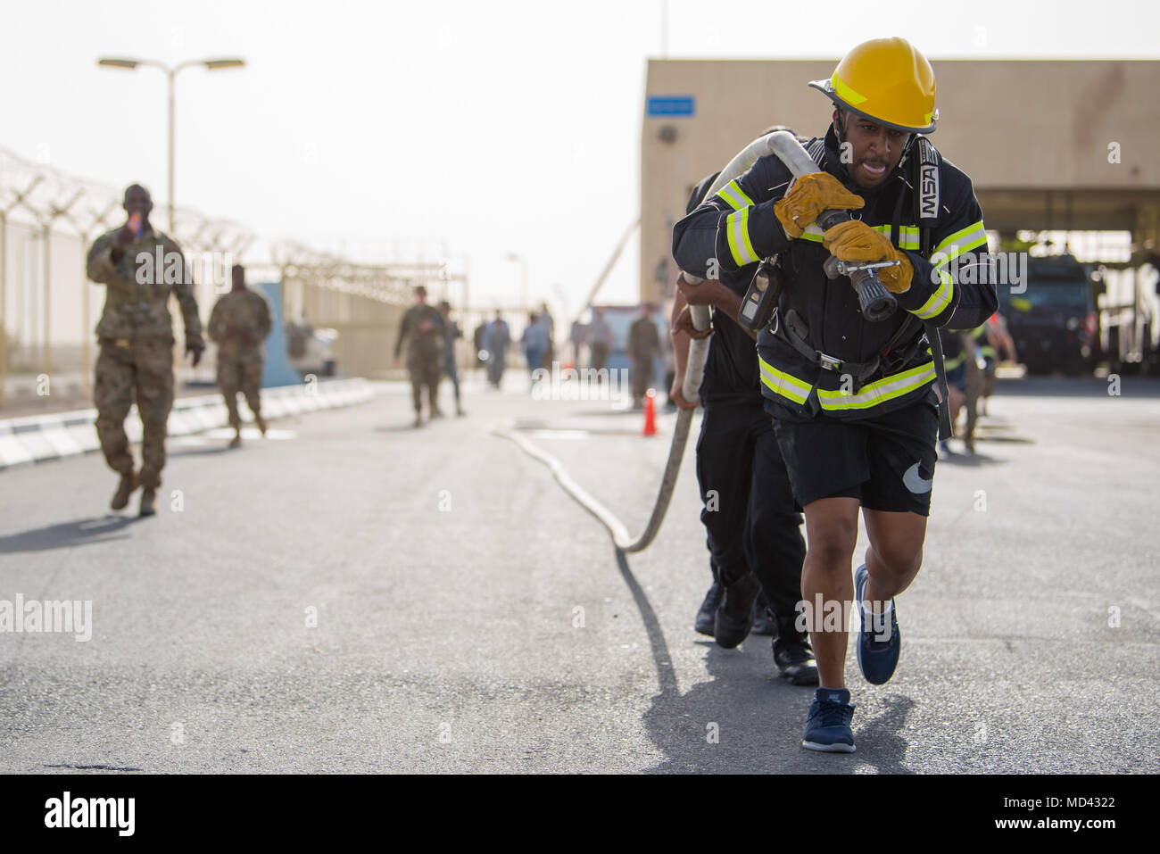 Members of the 379th Air Expeditionary Wing and Qatar Emiri Air Force ...