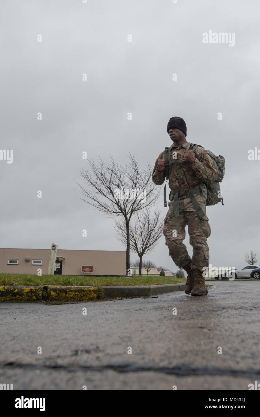 U.S. Army Spc. Jeremy Bryant, with the 44th Expeditionary Signal Battalion, 2nd Theater Signal ...