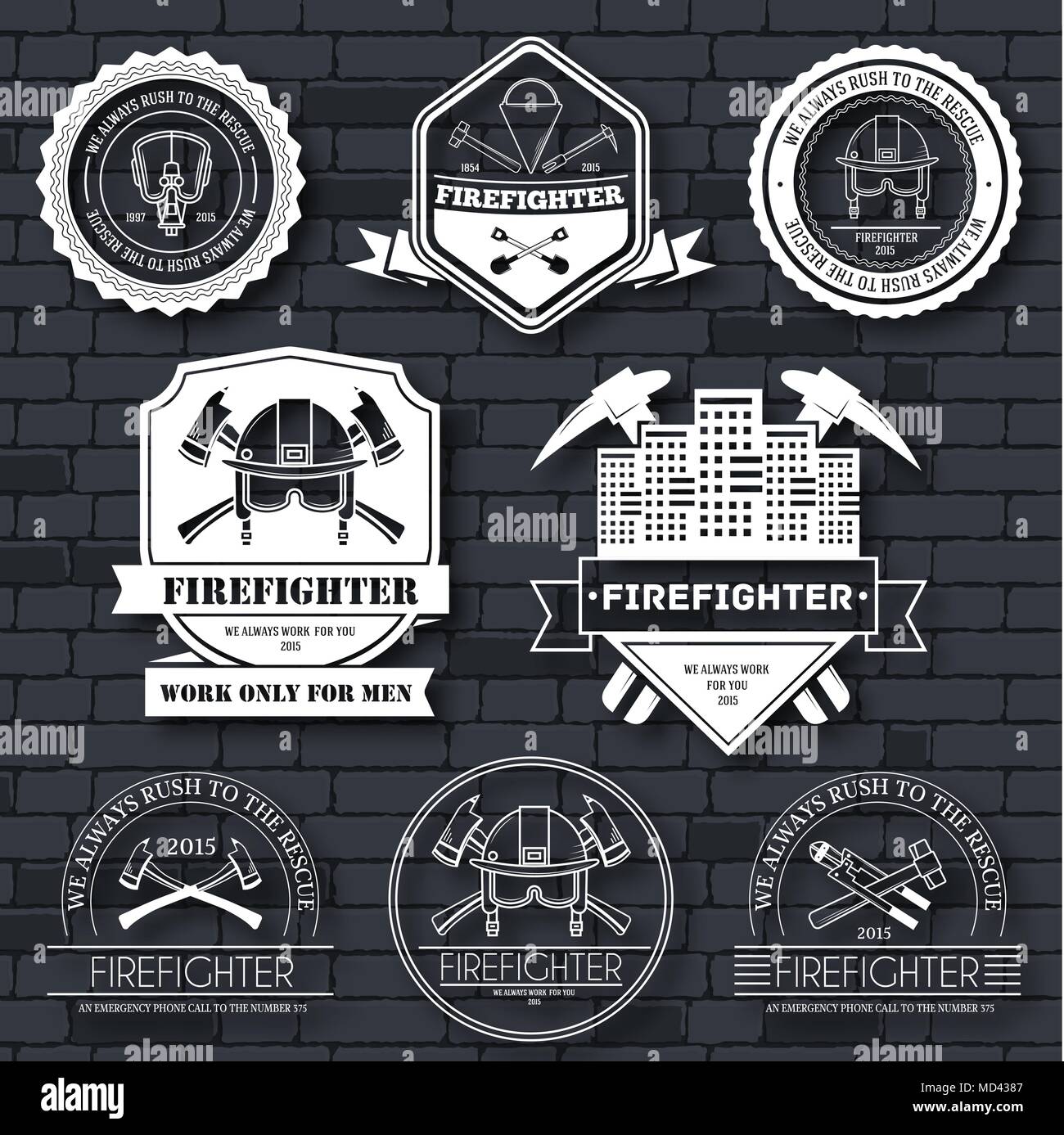 Fireman Badge Template