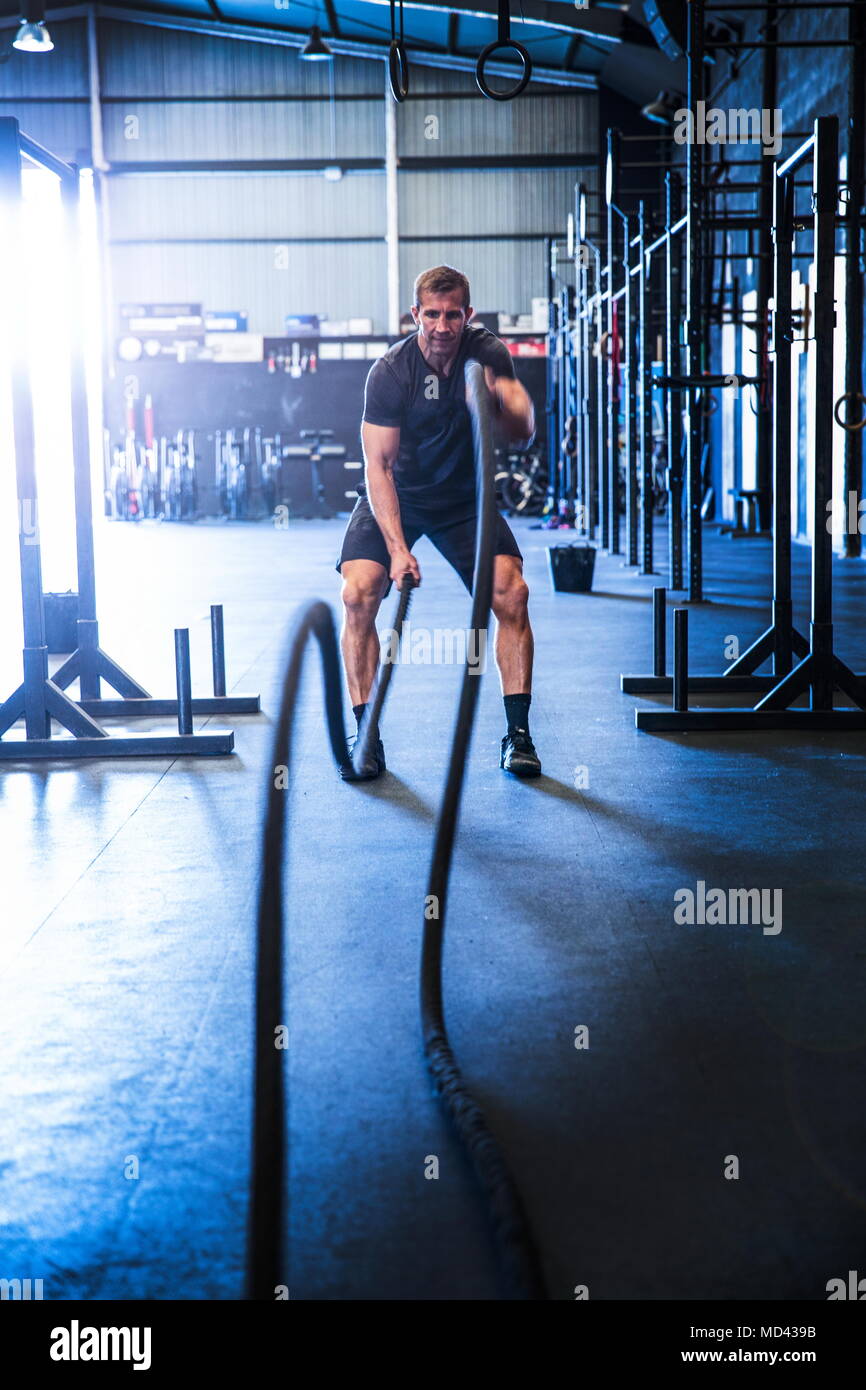 Battle ropes hi-res stock photography and images - Alamy