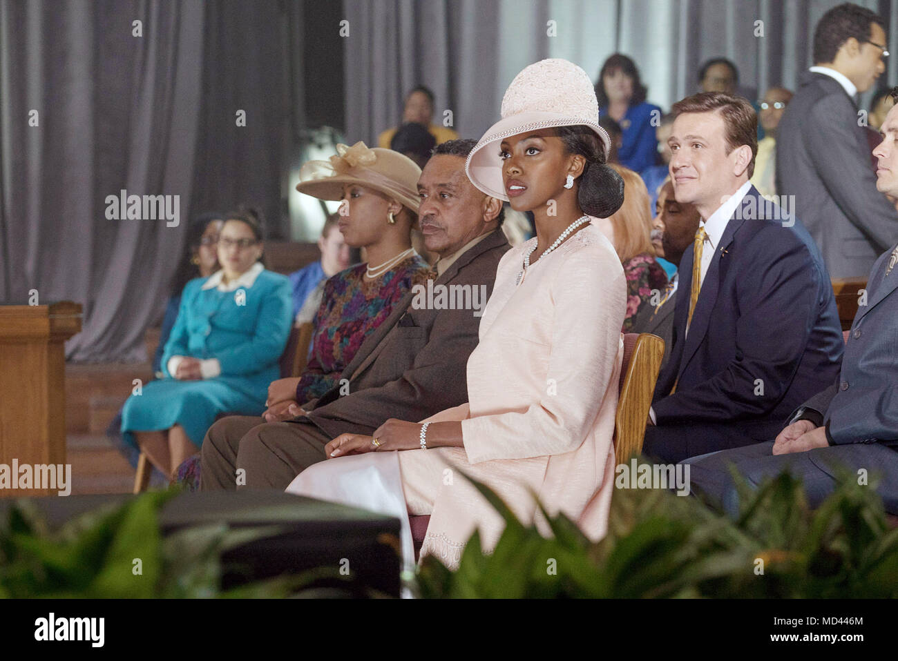 COME SUNDAY, Condola Rashad (front), Jason Segel (right), 2018. ph ...