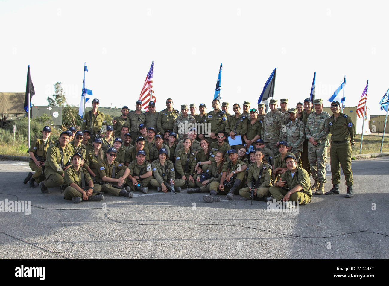 Service members of 5th Battalion, 7th Air Defense Artillery, 10th Army ...