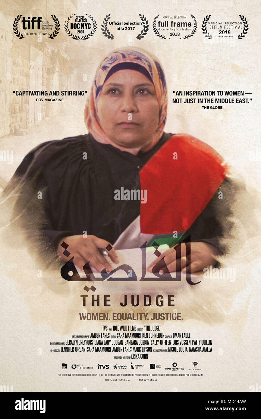 THE JUDGE, poster, Kholoud Al-Faqih, 2017. ©Ro*co Films/courtesy ... THE JUDGE, poster, Kholoud Al-Faqih, 2017. ©Ro*co Films/courtesy ...