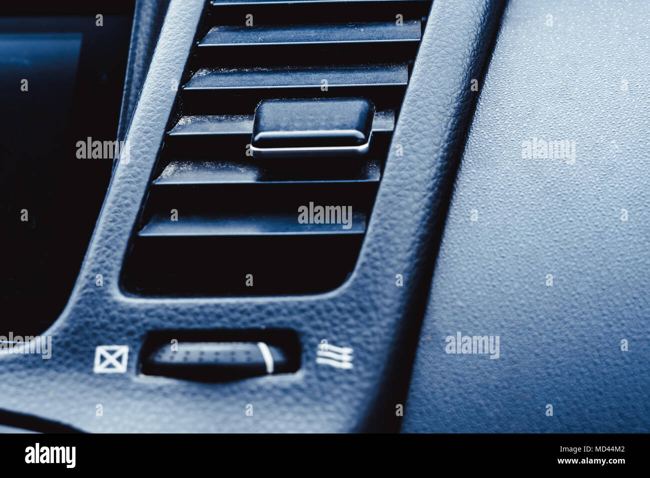 Volume level control and mobile phone controls on the steering wheel ...