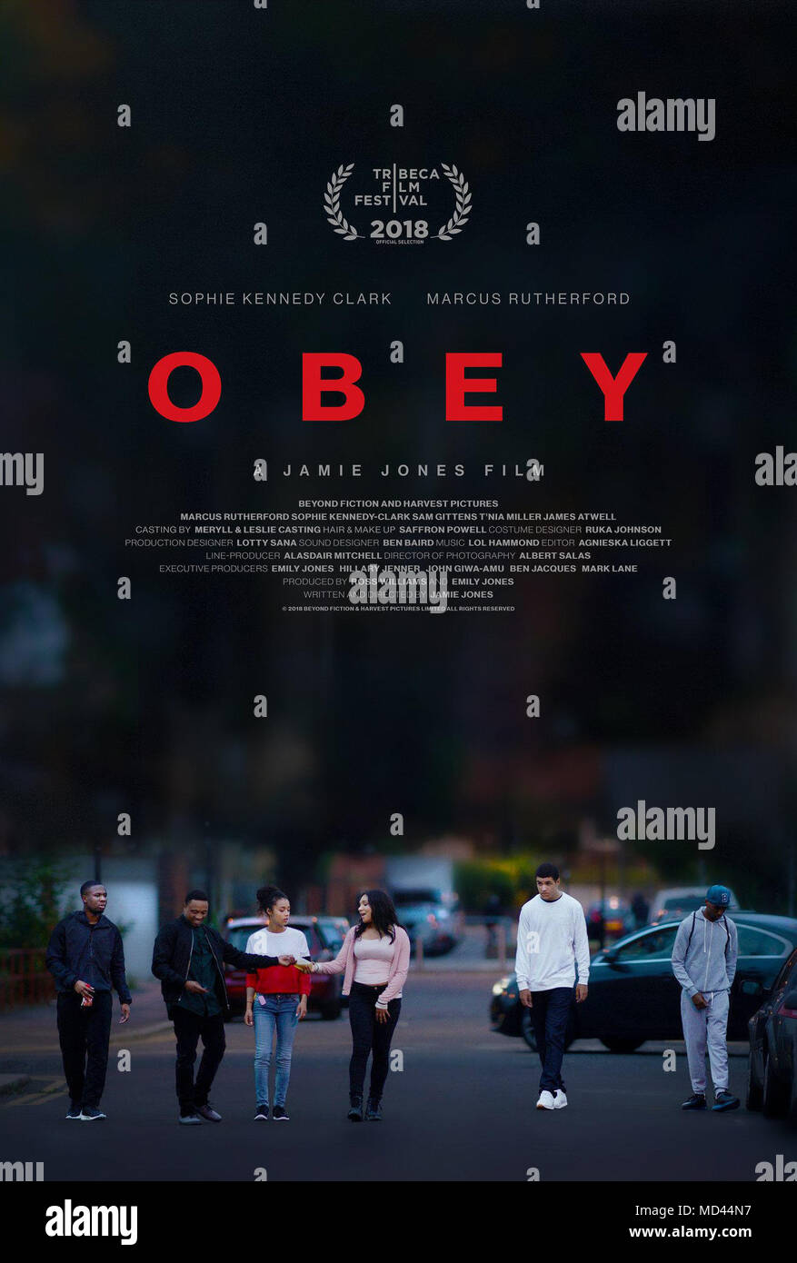 OBEY, poster, second from right: Marcus Rutherford, 2018. © Obey ...