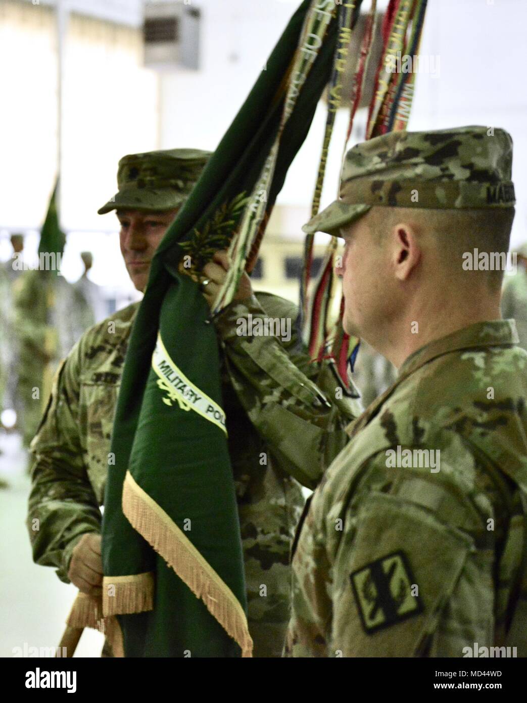 Lieutenant Colonel James D. Collie, outgoing commander of the 170th ...