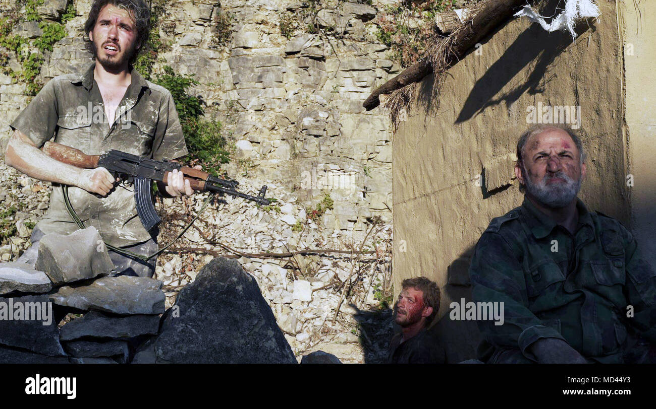 SINJAR: VALLEY OF THE SHADOW, from left: Jacob Dufour, T.L. Bridger, Wayne E. Brown, 2018 ...
