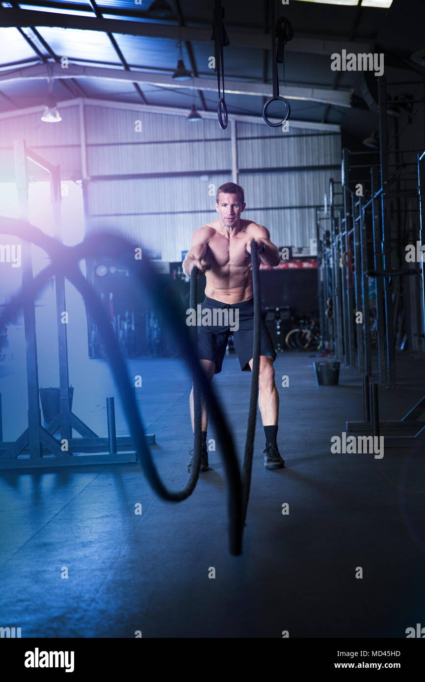 Battle ropes hi-res stock photography and images - Alamy