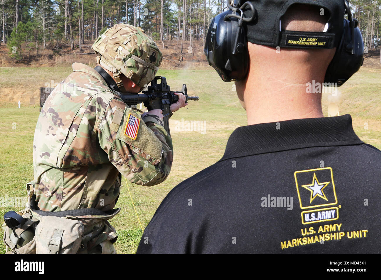 U.S. Army 1st Lt. Daniel Hokanson from Fort Campbell, Kentucky competes ...