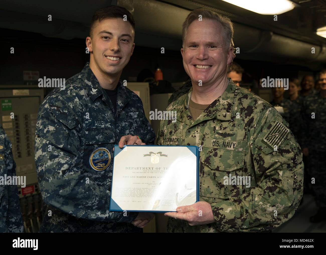 NORFOLK, Va. (Mar. 20, 2018) -- Aerographer's Mate 2nd Class Blaine ...