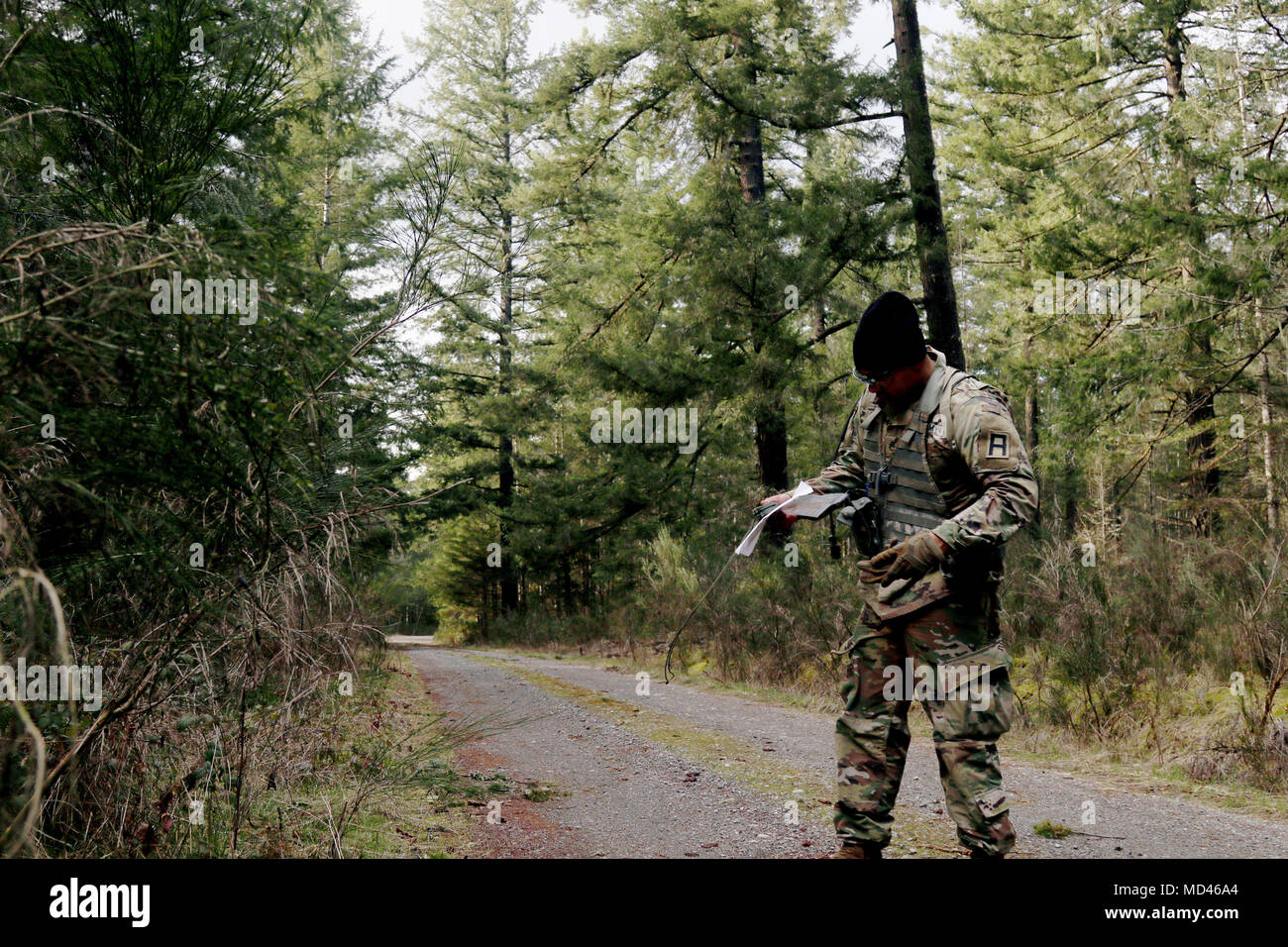 Staff Sgt. Colby Robertson, a multiple launch rocket system crewmember ...