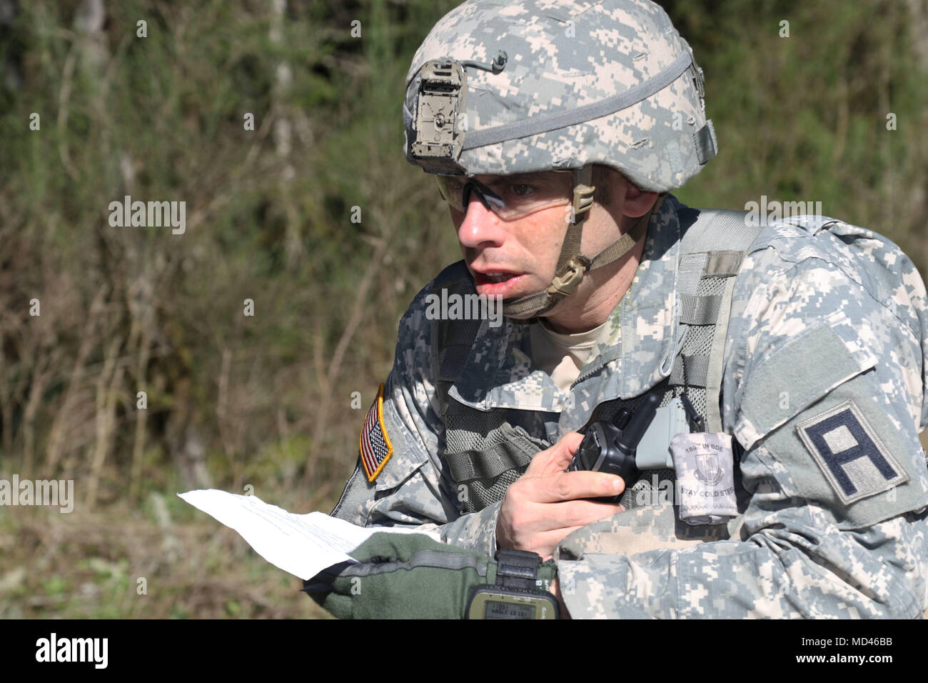 Staff Sgt. Matthew Gordon, a cavalry scout with the 2-357th Infantry ...