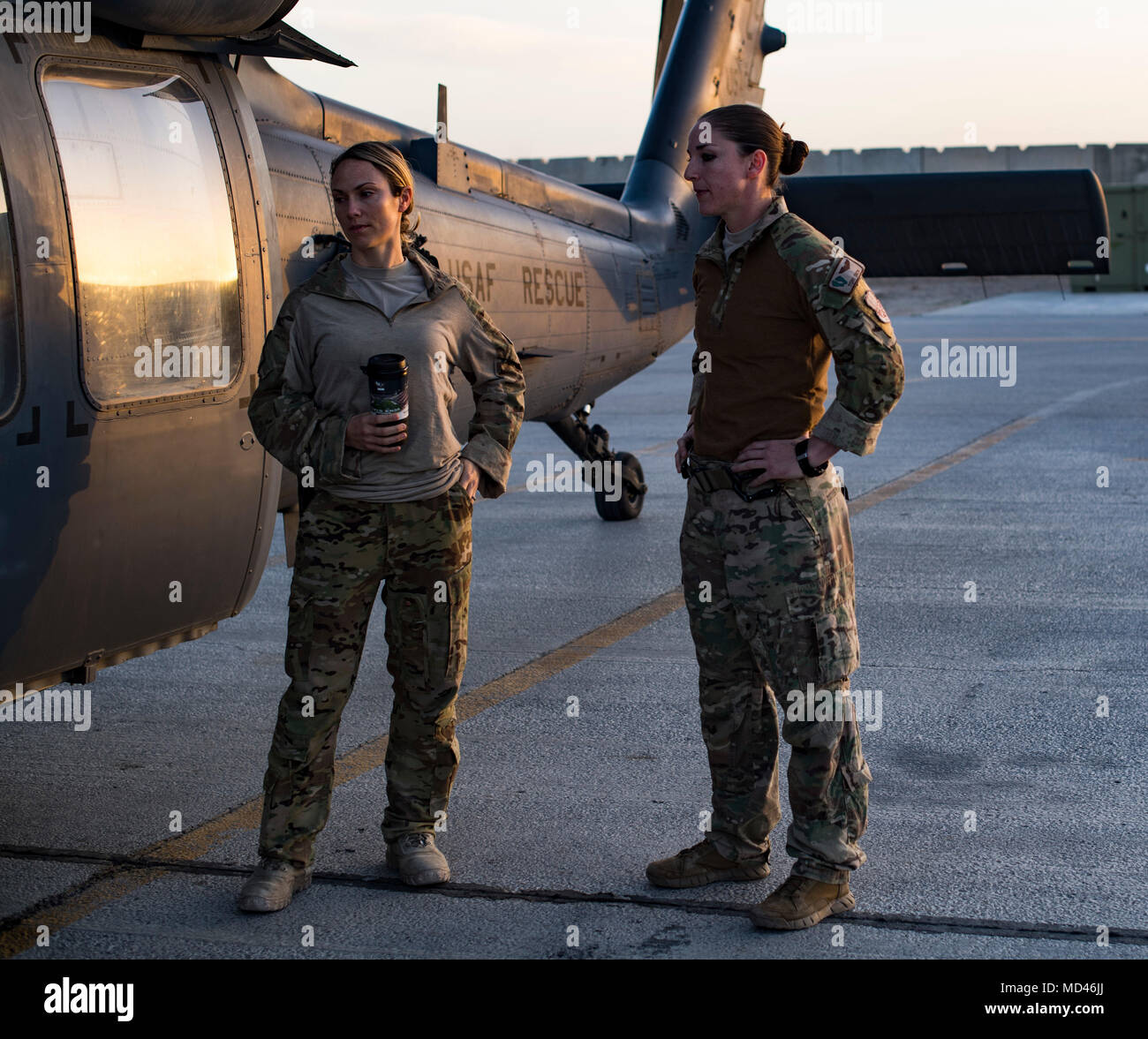 U.S. Air Force Maj. Margaret McCord, commander, 33rd Expeditionary ...