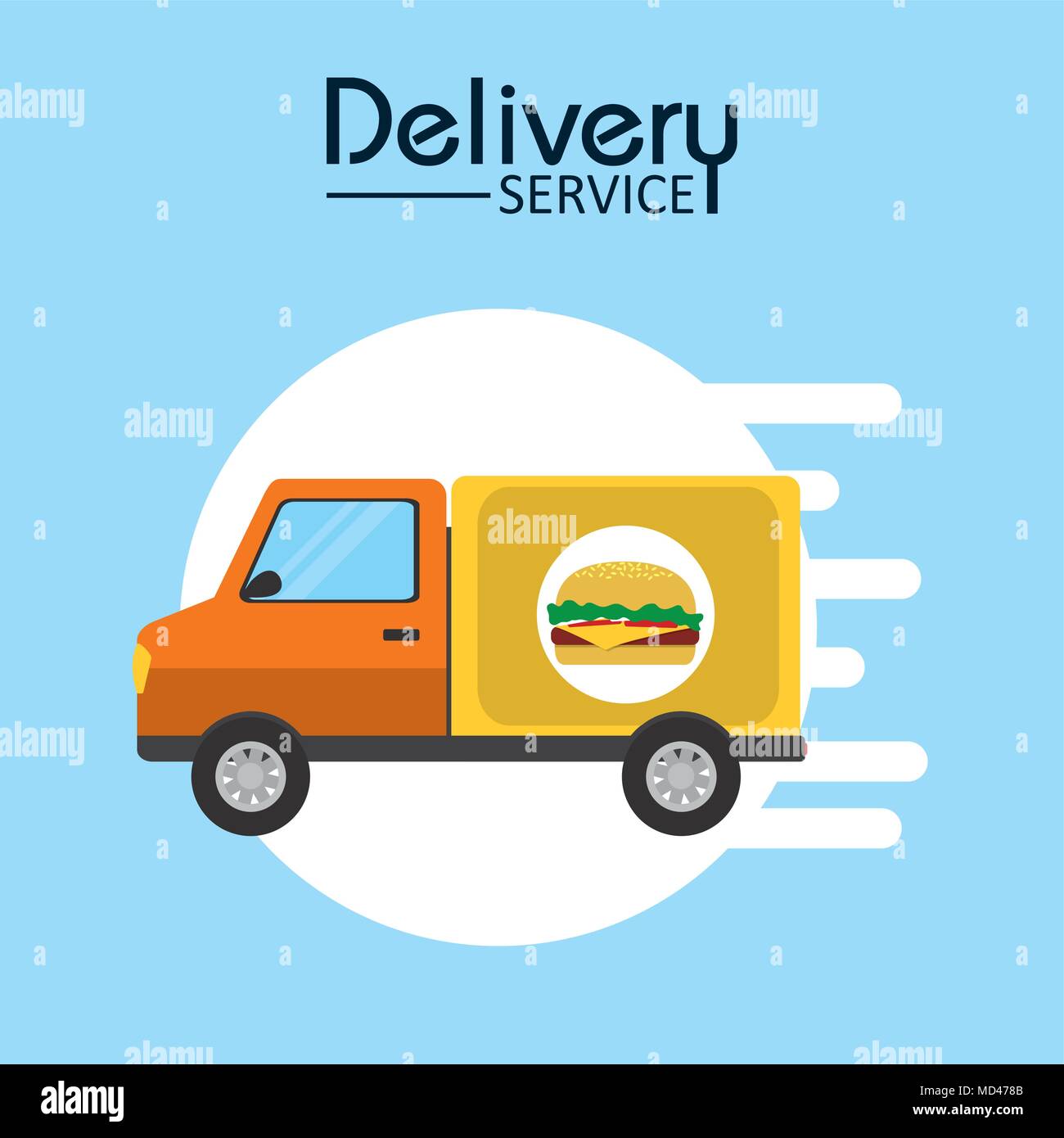 Delivery service concept Stock Vector Image & Art - Alamy