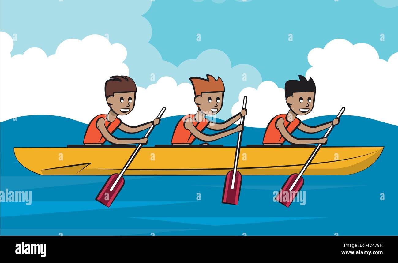 Rafling water sport Stock Vector Image & Art - Alamy