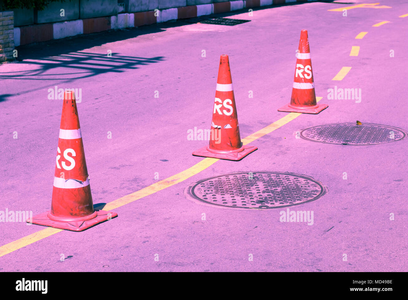 Vintage street city pastel color to creative texture and pattern for ...