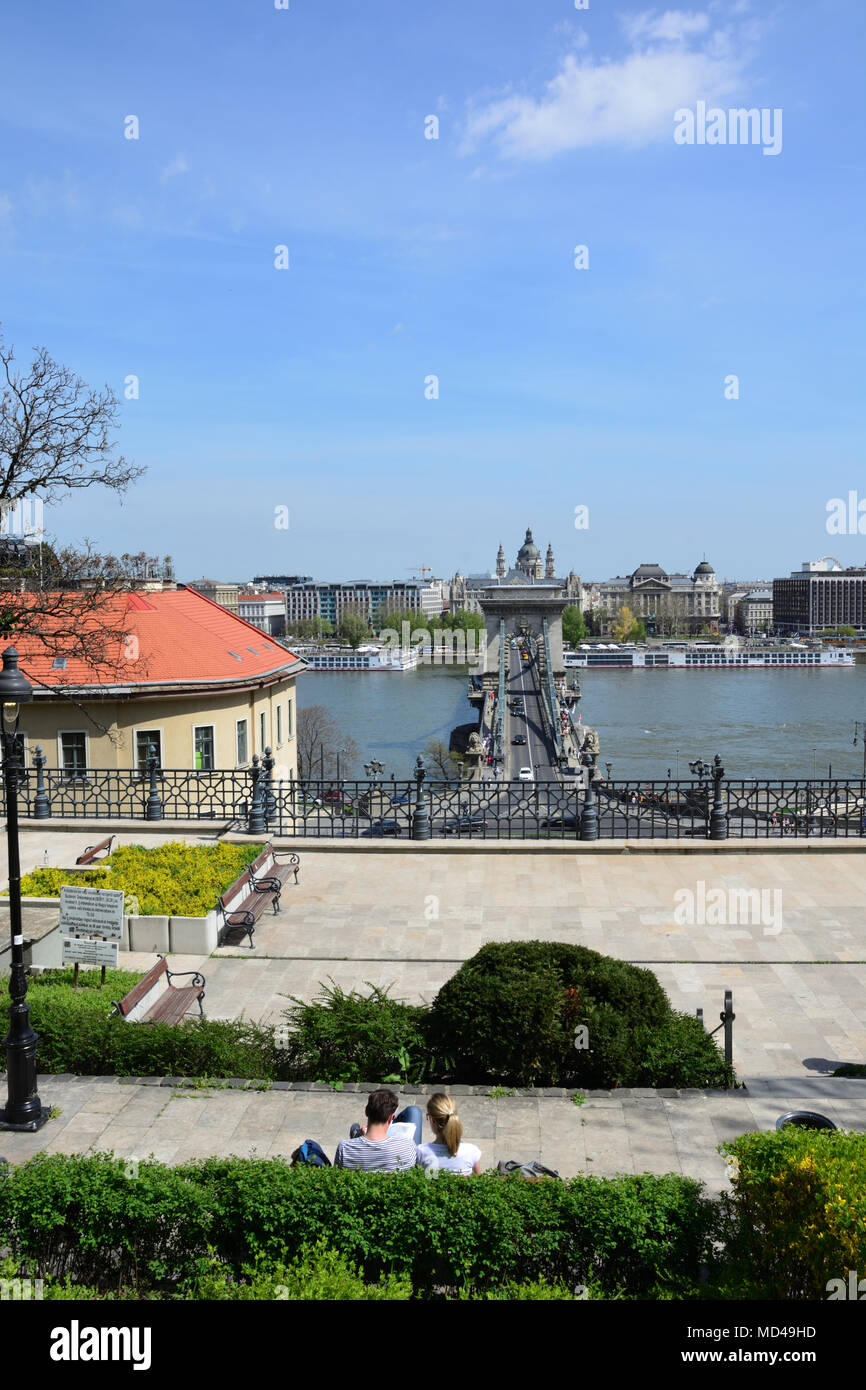 chain bridge from above Stock Photo - Alamy