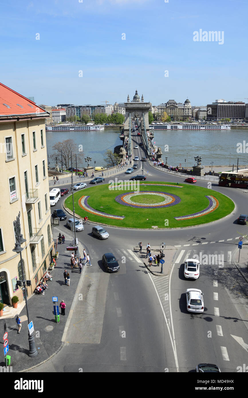 chain bridge from above Stock Photo - Alamy