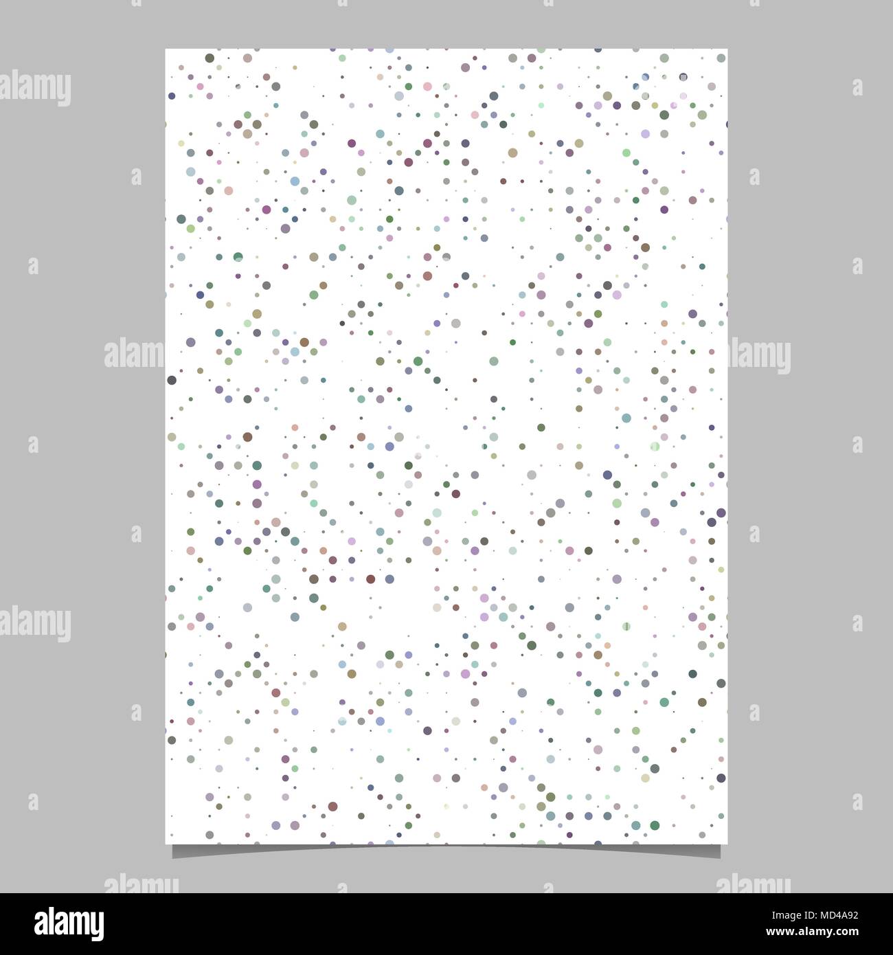 Colorful abstract dot pattern brochure background Stock Vector Image & Art - Alamy