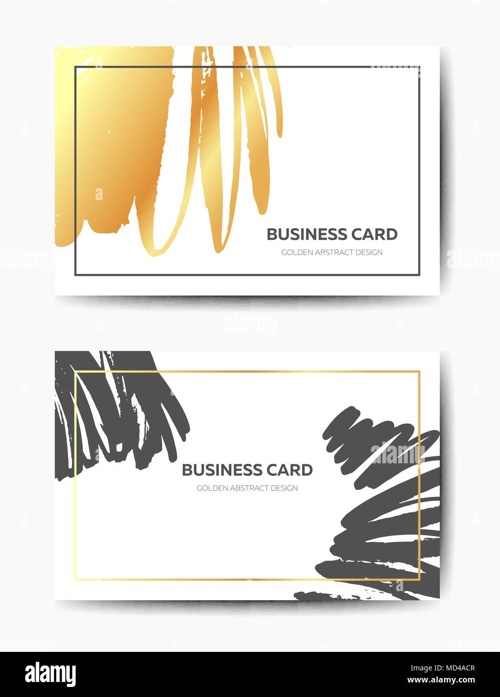 Abstract grunge business card Stock Vector Images - Alamy