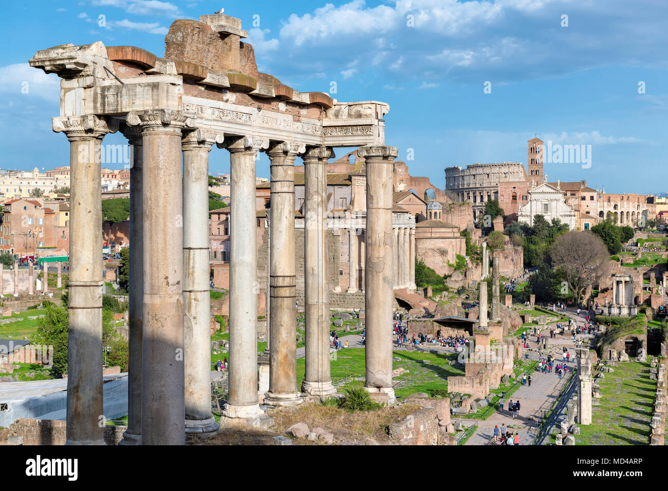 Roman forum architecture hi-res stock photography and images - Alamy