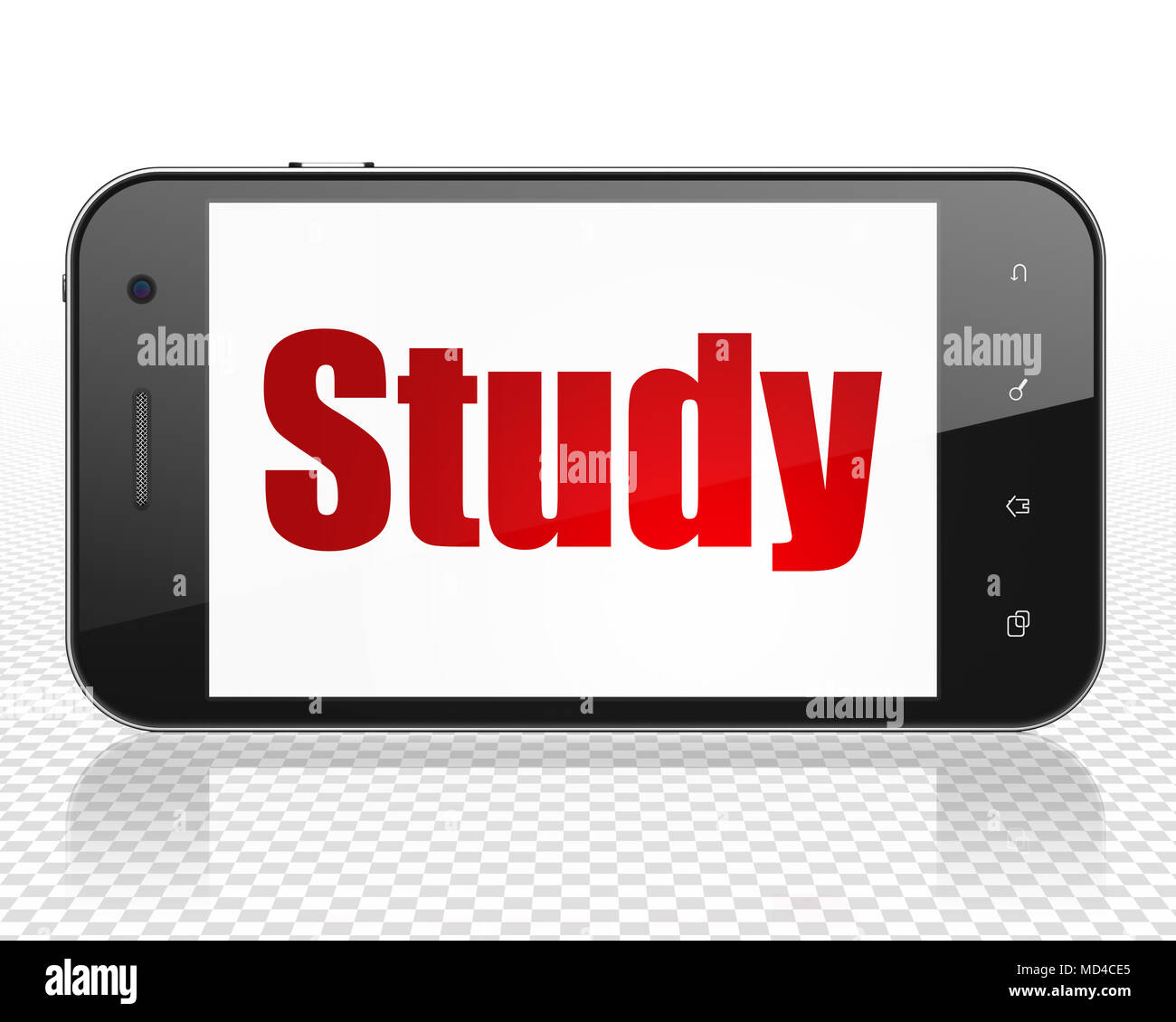 Education concept: Smartphone with Study on display Stock Photo - Alamy