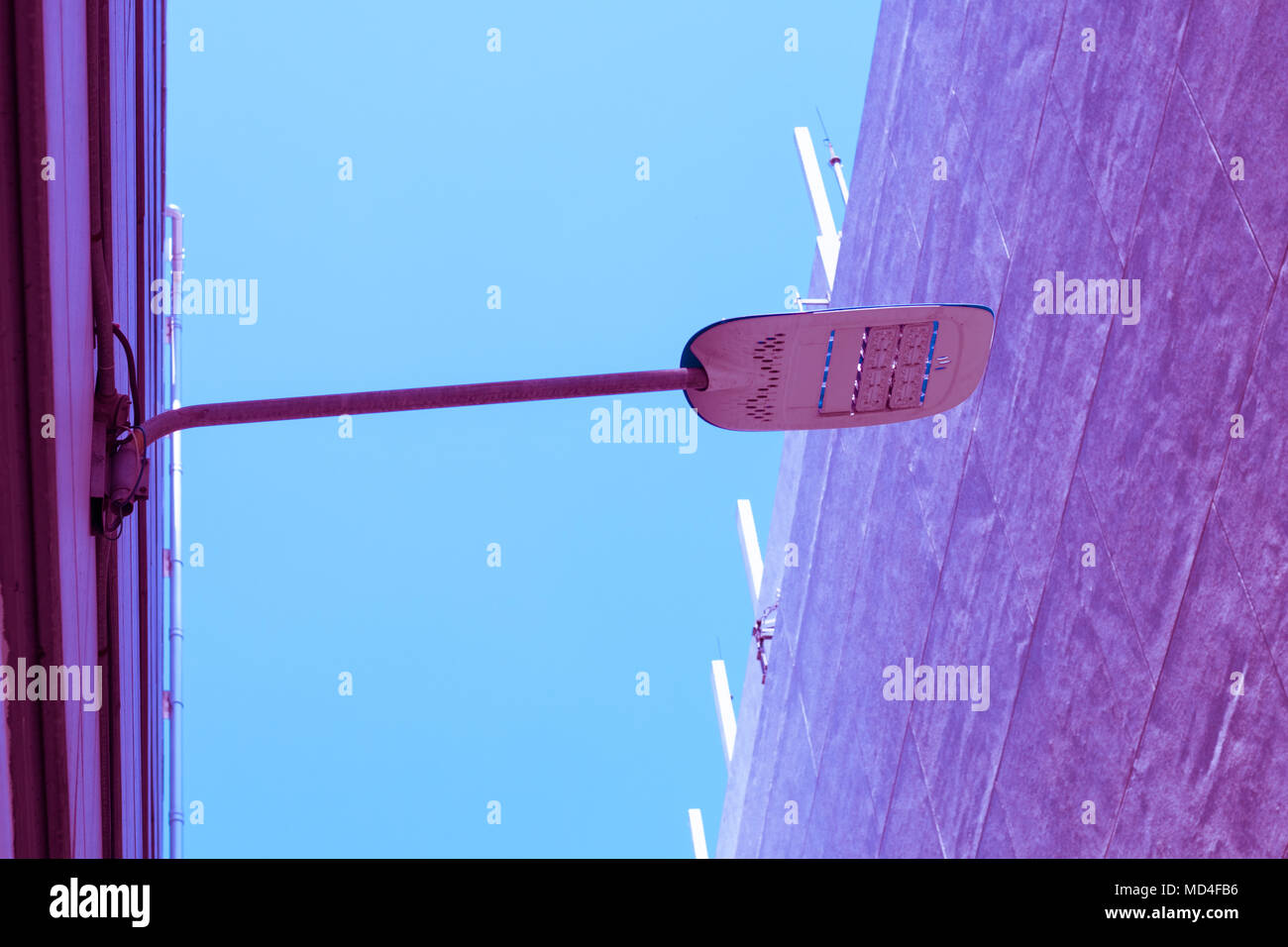 Vintage Lamp post and lamp brick pastel color creative texture and ...