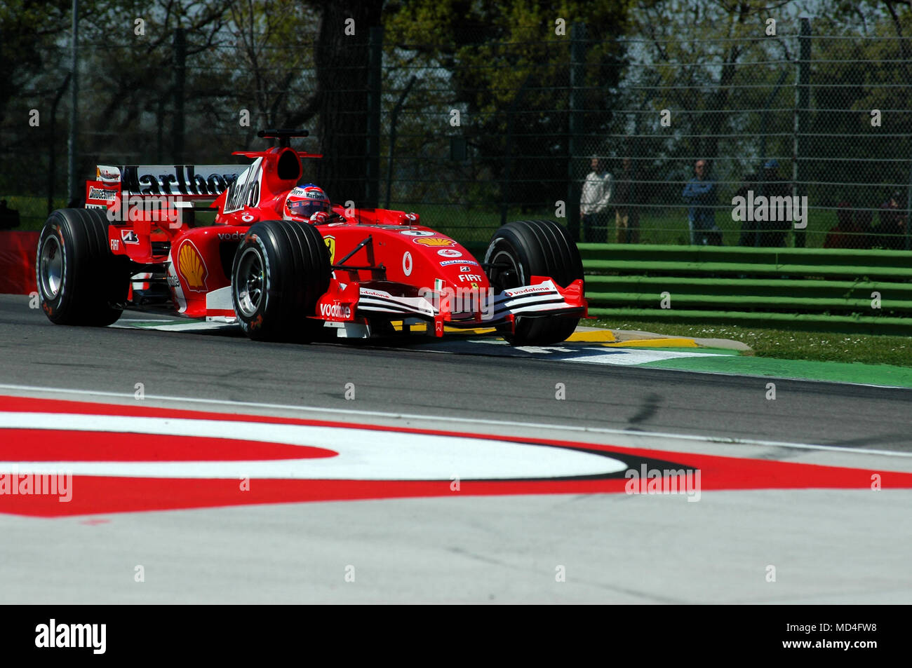22 April 2005, San Marino Grand Prix of Formula One. Rubens Barrichello ...