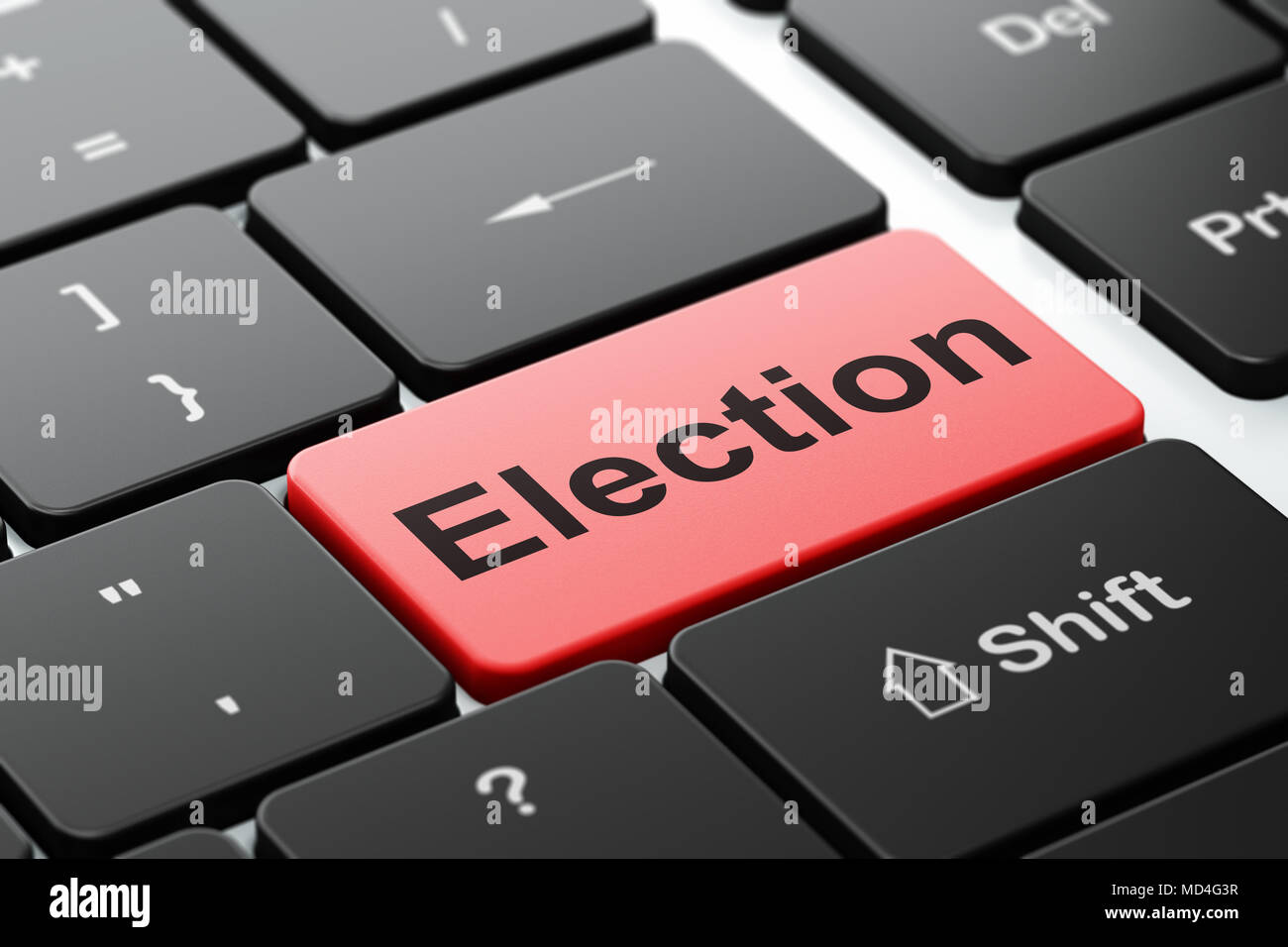 Political concept: Election on computer keyboard background Stock Photo ...