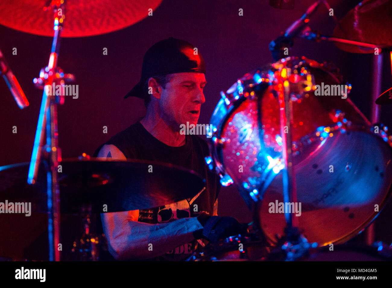 Norway, Bergen - April 15, 2018. The American sludge metal band Crowbar ...