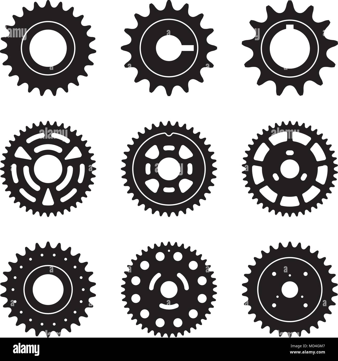 Bike Gear Silhouette