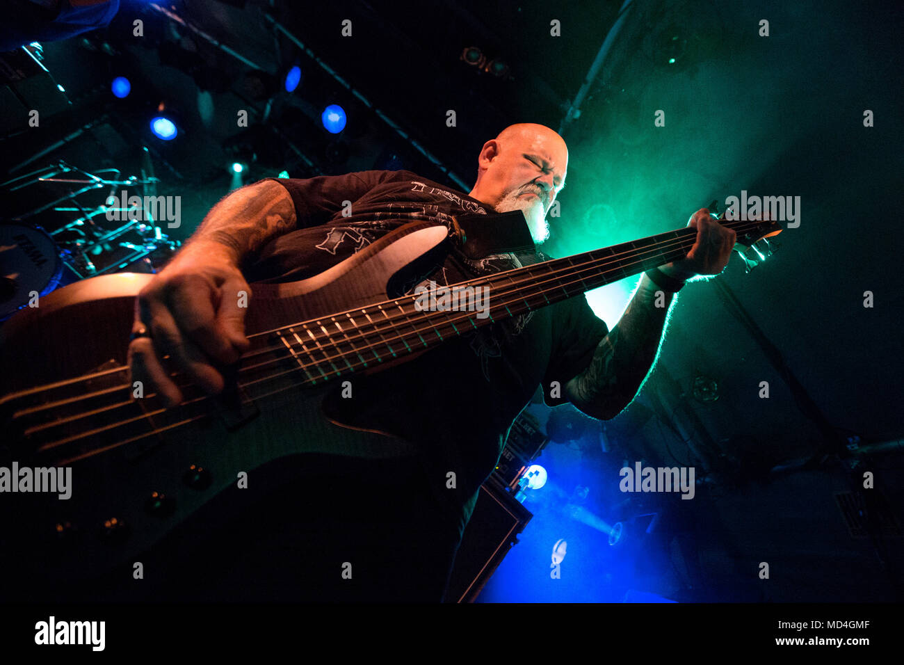 Norway, Bergen - April 15, 2018. The American sludge metal band Crowbar ...