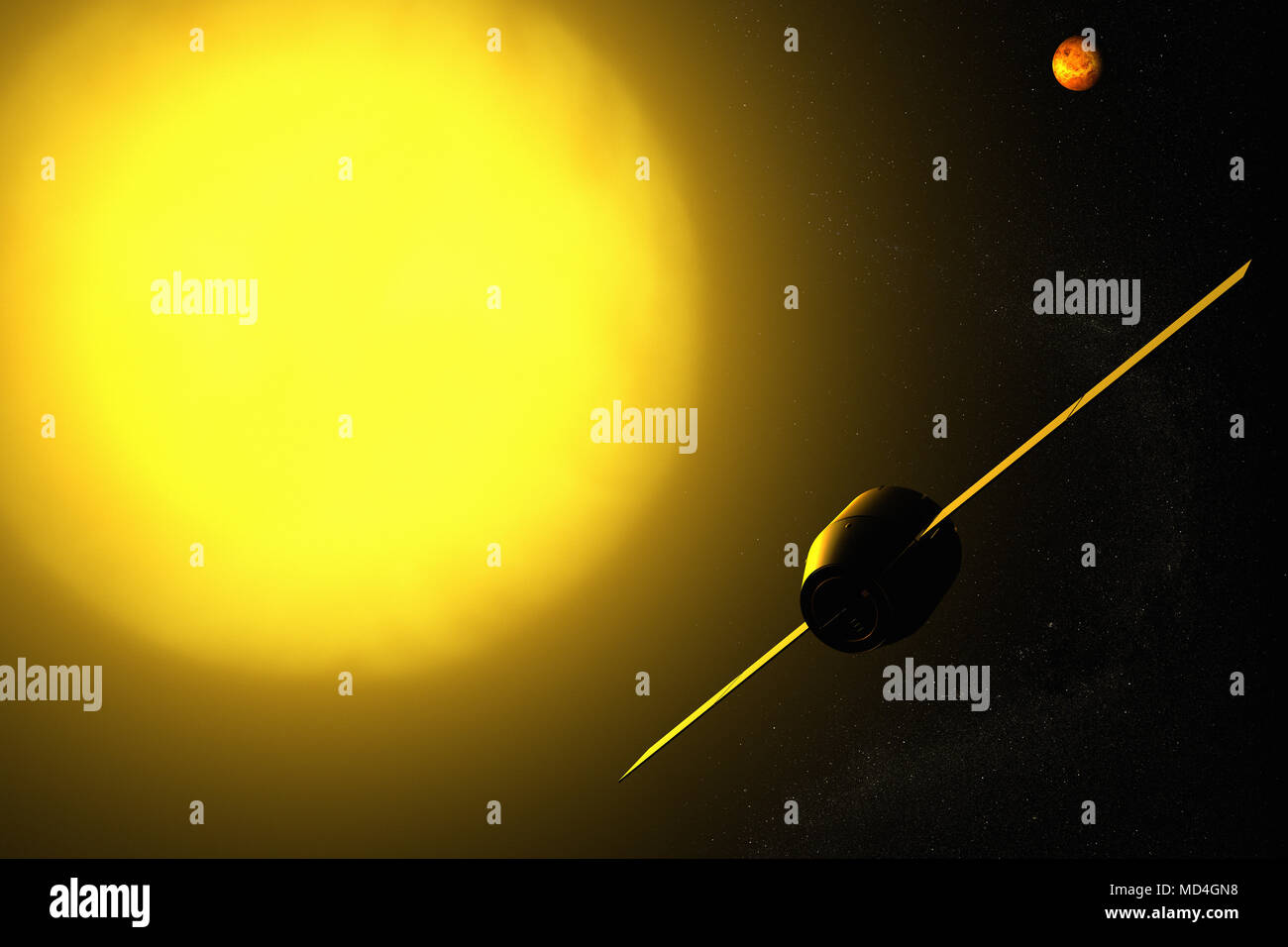 Venus With Satellite High Resolution Stock Photography and Images - Alamy