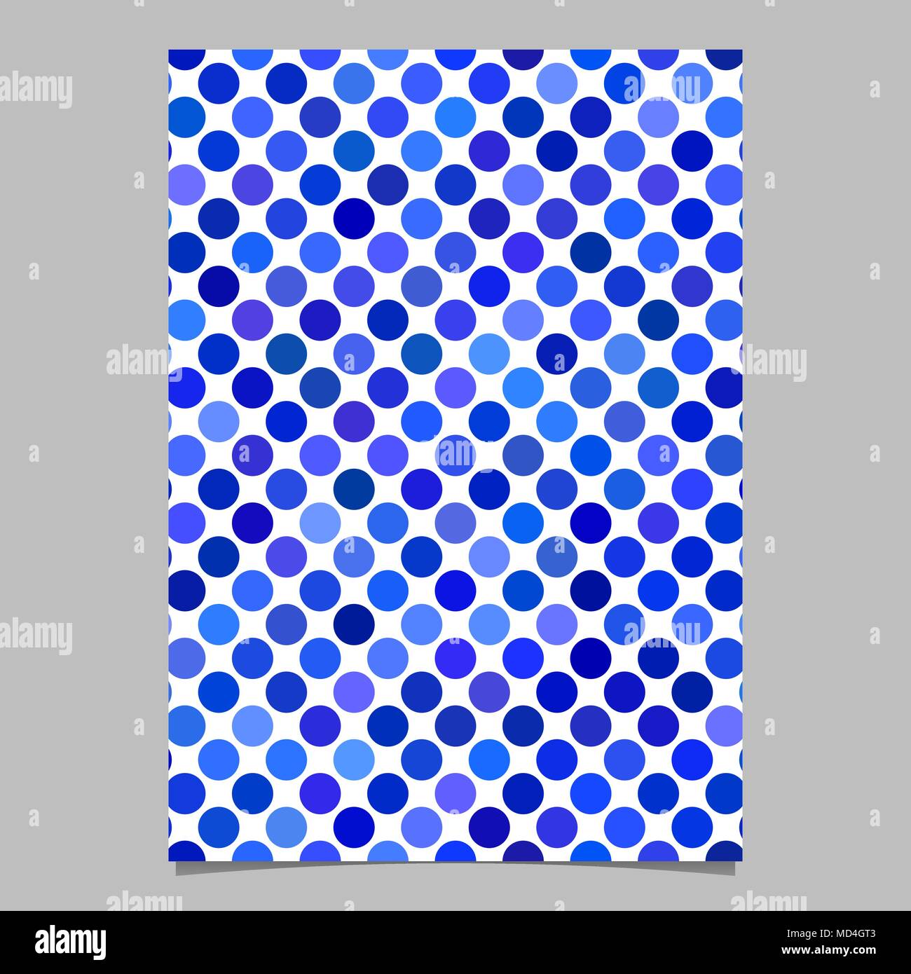Abstract dot pattern background page template - vector illustration ...