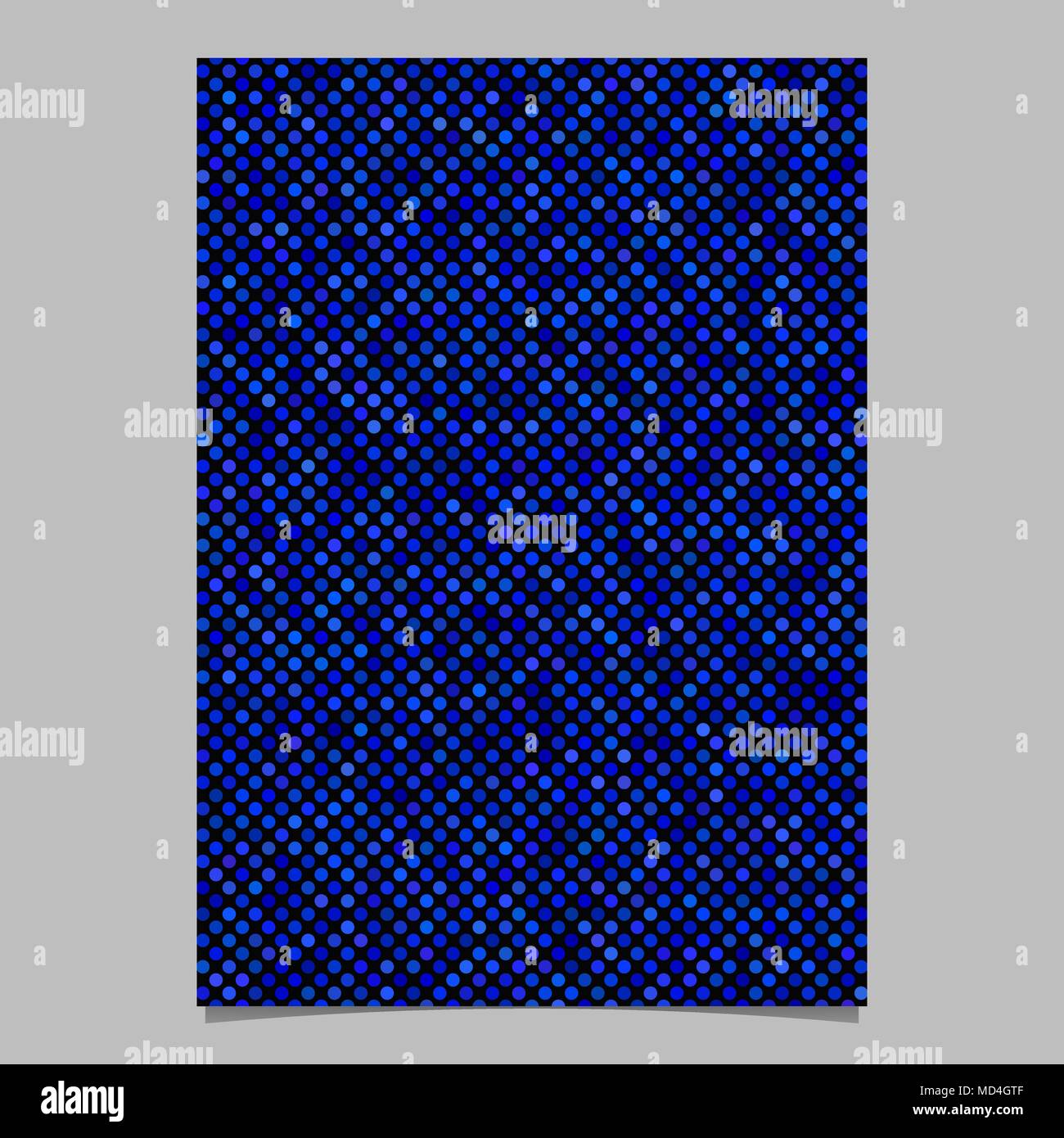 Blue Abstract Dot Pattern Brochure Background Vector Template Design Stock Vector Image And Art