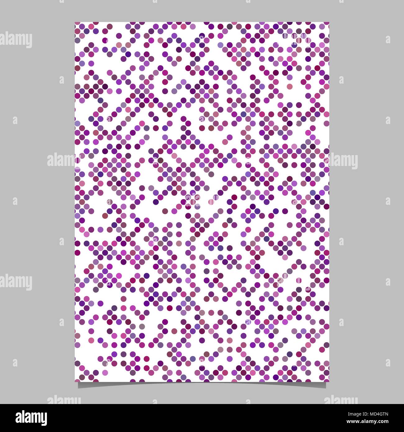 Purple abstract dot pattern brochure background Stock Vector Image ...