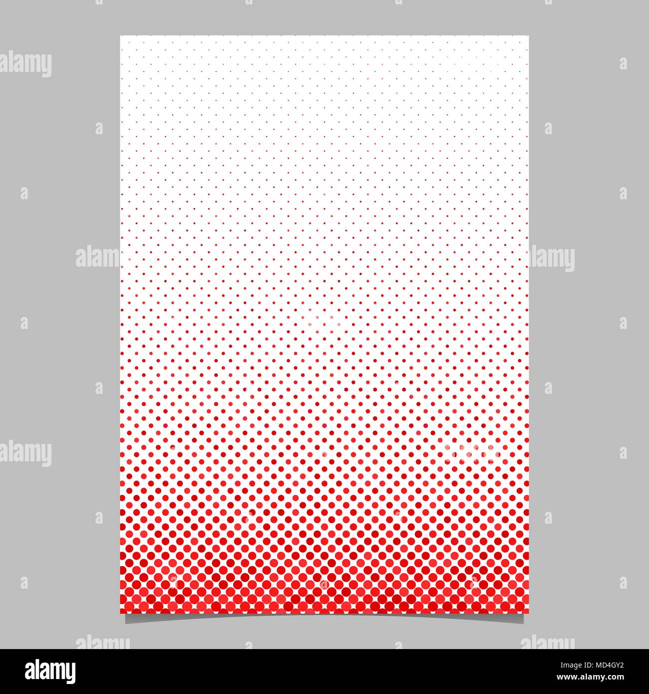 Red abstract dot pattern brochure background Stock Vector Image & Art ...