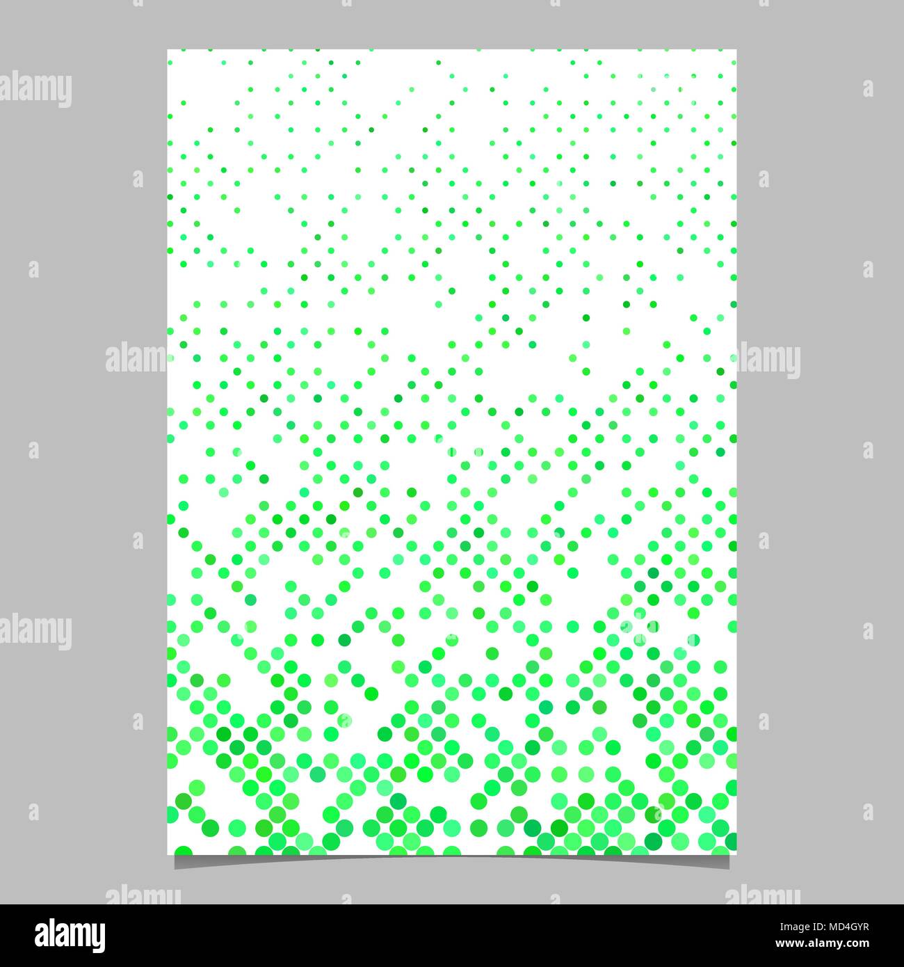 Green dot pattern brochure background Stock Vector Image & Art - Alamy