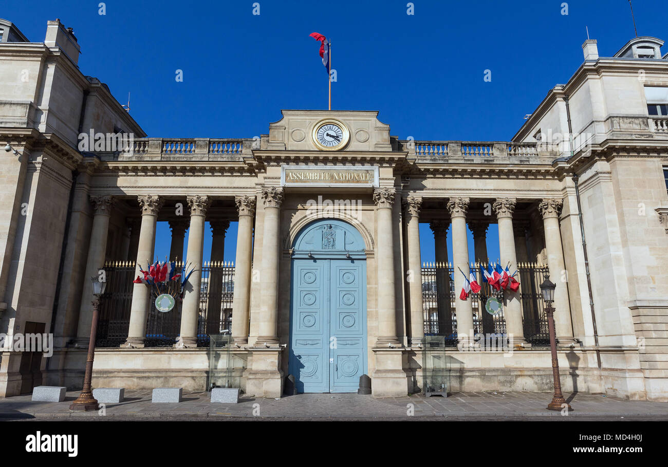 The French national Assembly , Paris, France Stock Photo - Alamy